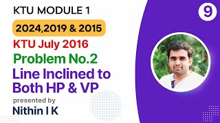 Projections of a Line Inclined to both H.P and V.P |# 5... | Doovi