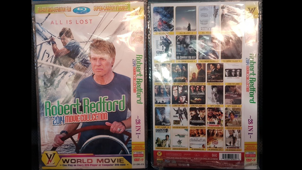 Robert Redford 2014 Movie Collection All Is Lost DVD Menu 2019 - YouTube