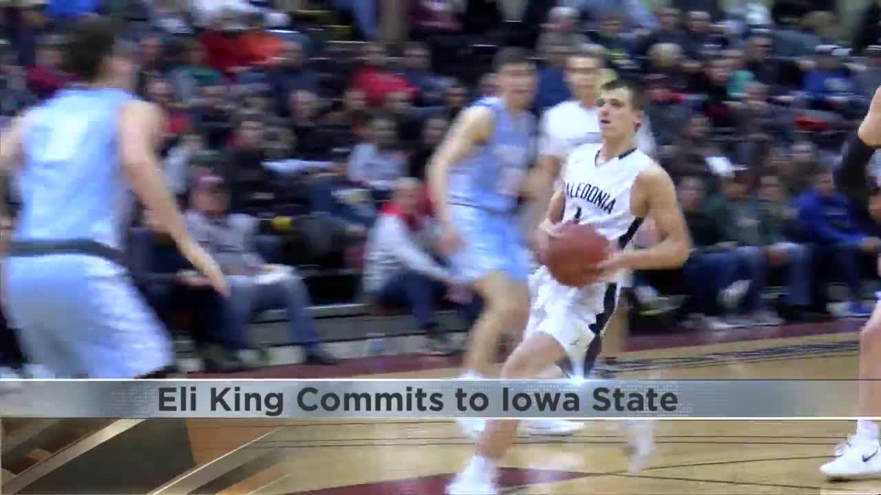Eli King Commits to playing basketball at Iowa State - YouTube
