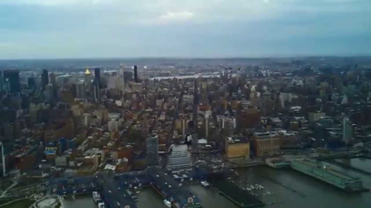 Helicopter flight over New York City. Manhattan from air. - YouTube