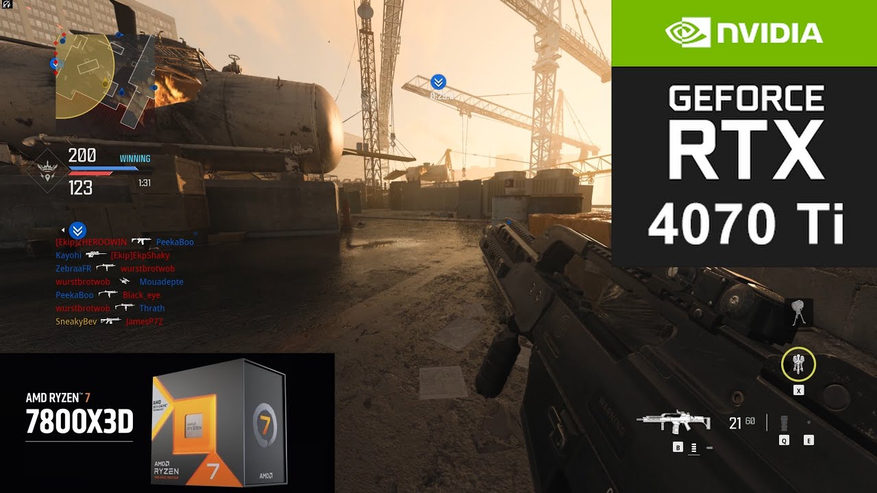 MW3 Highrise Gameplay RTX 4070Ti & R7 7800X3D - YouTube
