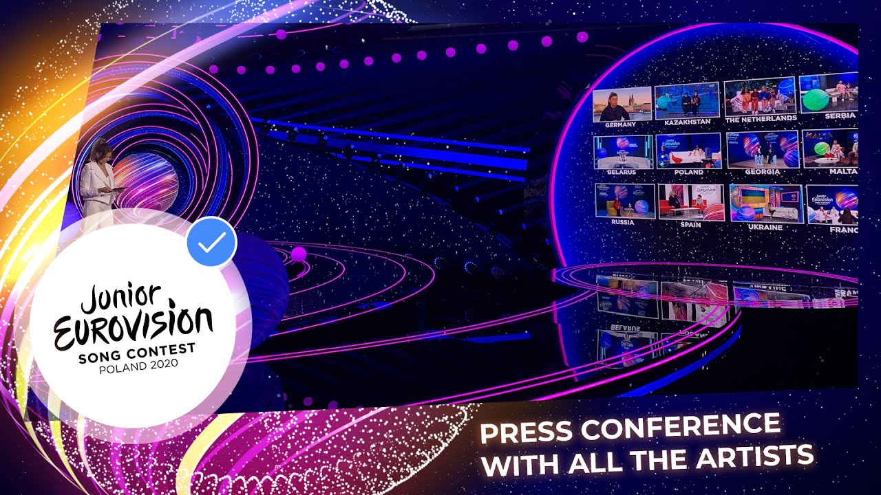 Press Conference with all participants of Junior Eurovision 2020 - YouTube