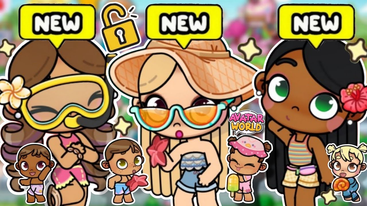 **FREE CUTE SWIMSUITS** IN AVATAR WORLD 👙 - YouTube