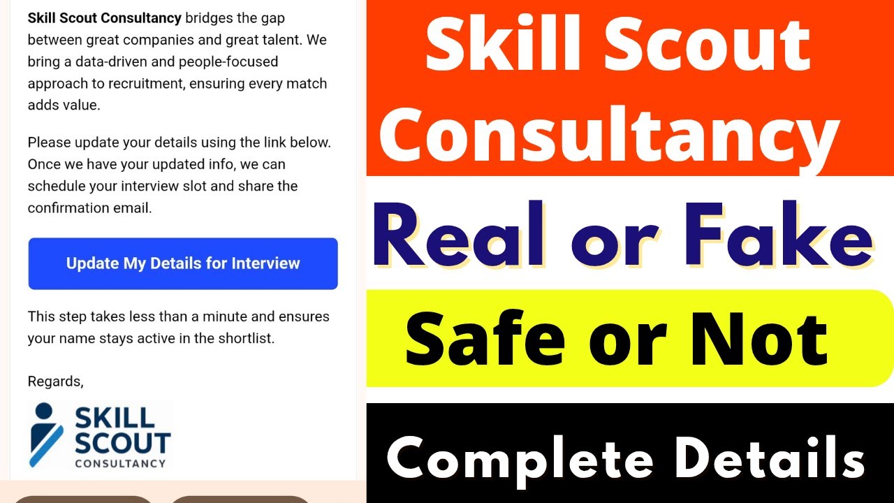 Skill Scout Consultancy Real or Fake | Skill Scout Consultancy Review ...