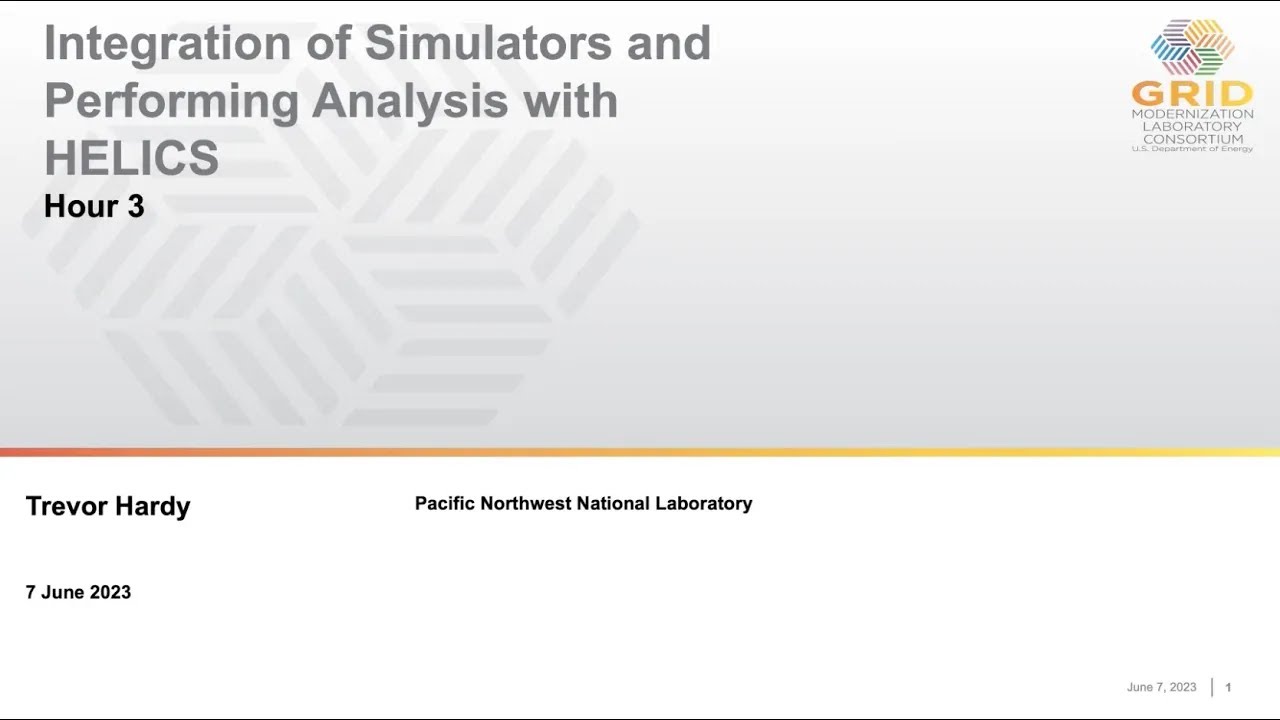 Using HELICS - Hour 3 of Summer 2023 HELICS Webinar - YouTube