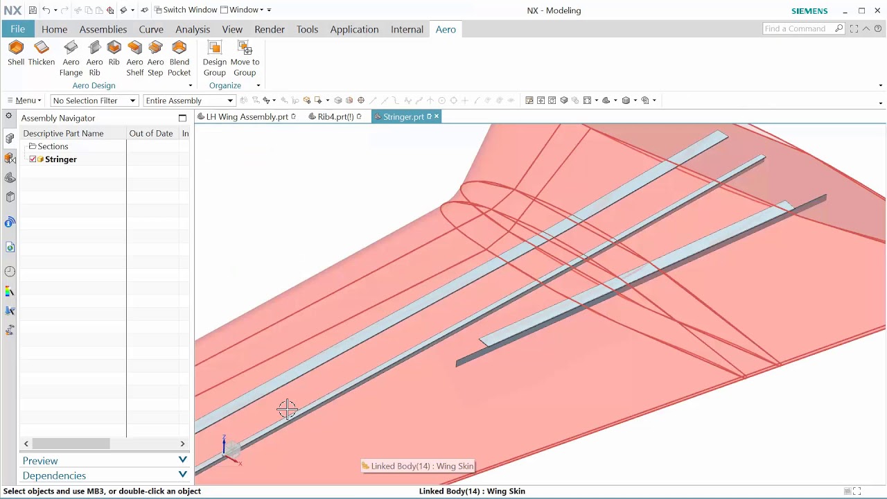 Aerospace Design with SIEMENS NX - YouTube