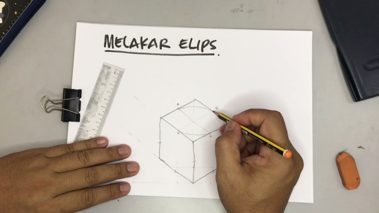 RBT Tingkatan 1. Bab 4 Lakaran. Melakar Elips - YouTube