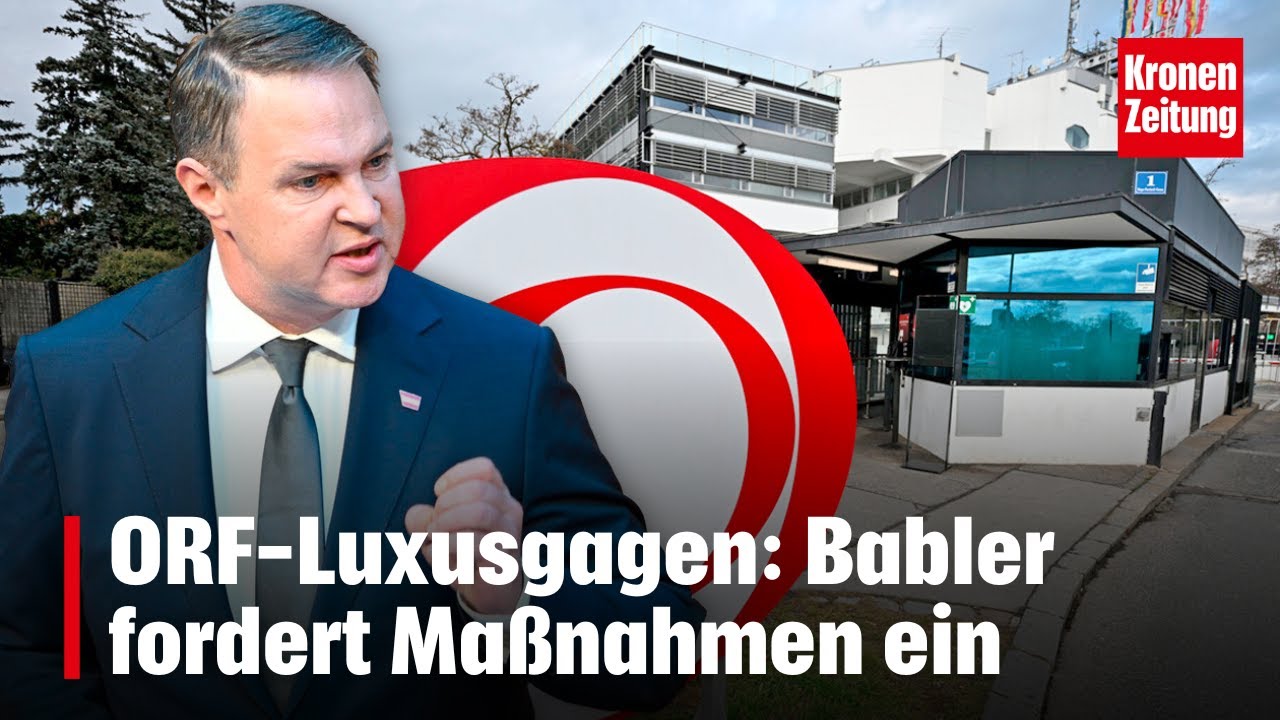 ORF-Luxusgagen: Babler fordert Maßnahmen ein | krone.tv NEWS - YouTube