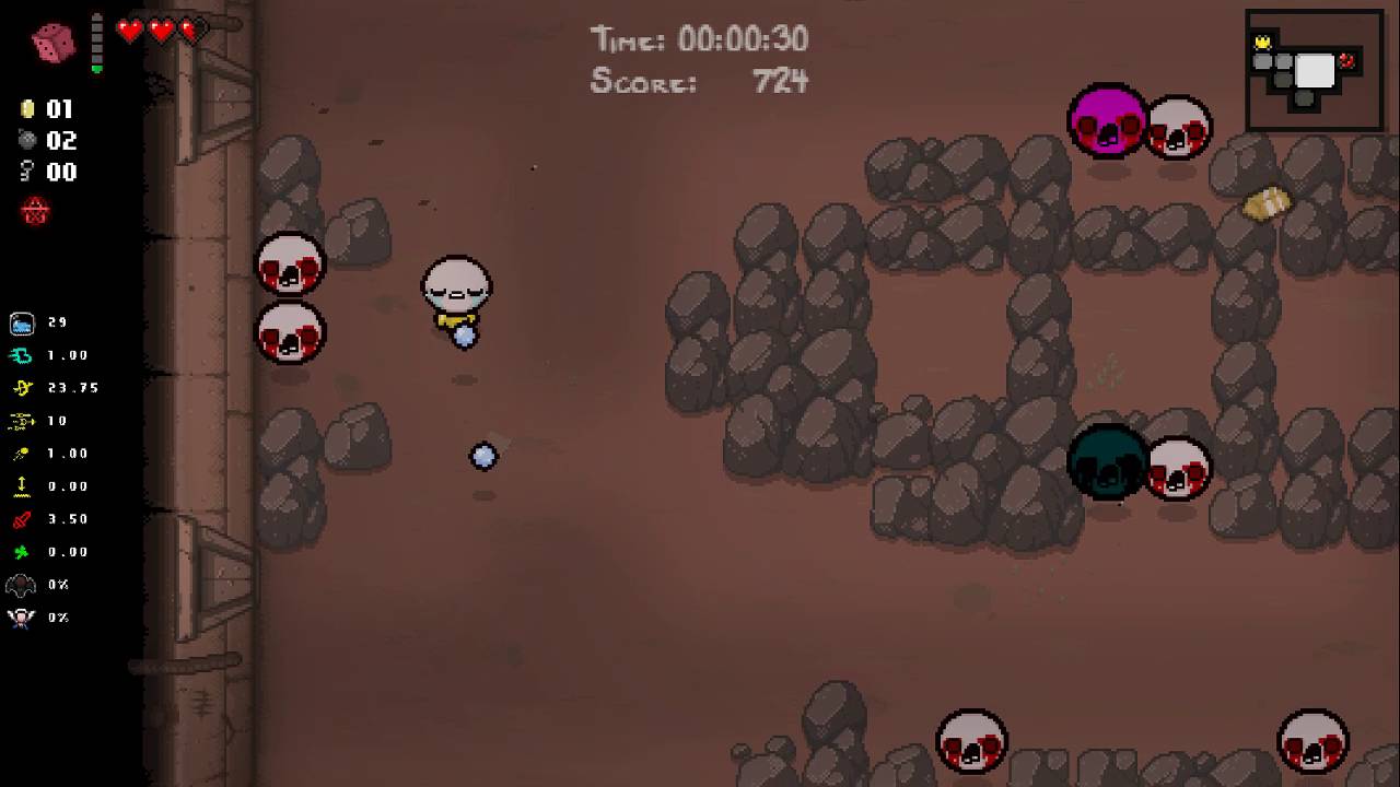 The Binding of Isaac low Framerate Mode - YouTube