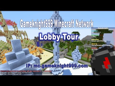 Lobby tour of the Gameknight999 Minecraft Network - YouTube