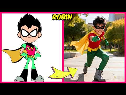 Teen Titans Go In Real Life 🔥 + Who Said It Quiz 🔊 & Their Favorite Foods, Movies & More! | Robin