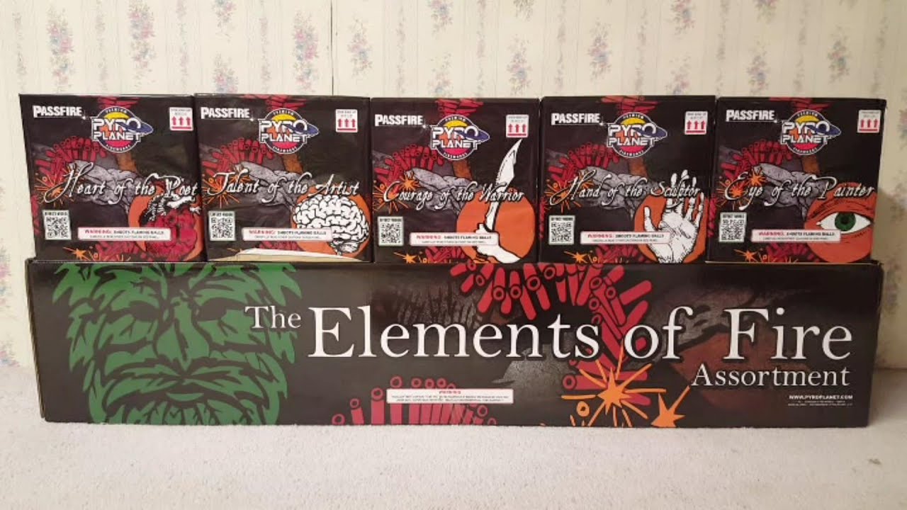 Fireworks Unboxing (Cake Assortment) - The Elements of Fire (Pyro ...