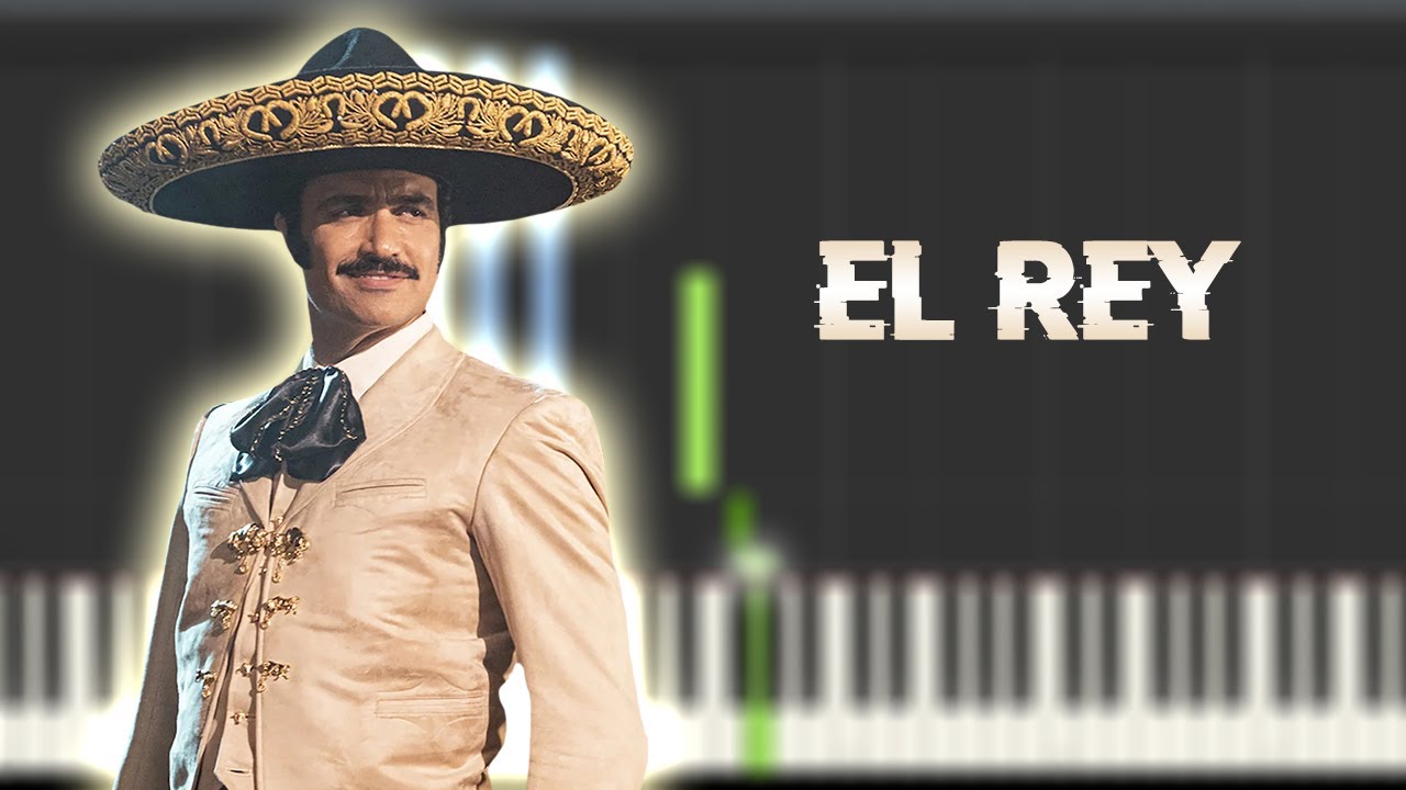 Vicente Fernández - El Rey | Instrumental Piano Tutorial / Partitura ...