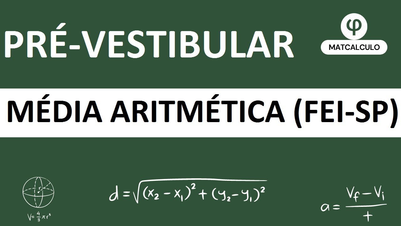 (FEI-SP) Questão A média das idades de um grupo... - YouTube