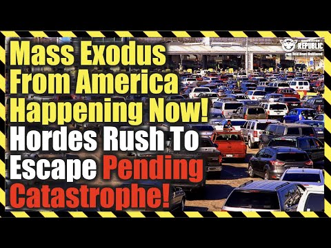 Mass Exodus From America Happening Now! Hordes Rush To Escape Pending ...