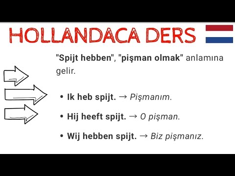 SPIJT HEBBEN VAN ( NEDERLANDS LEREN,HOLLANDACA ÖĞRENİYORUM) - YouTube