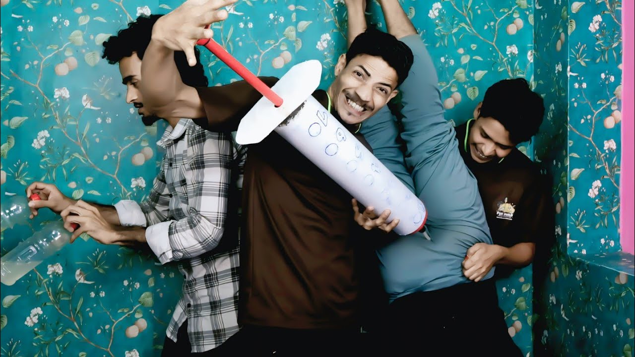 Bottle flip hand stand fun injection punishment | sui wala injection ...