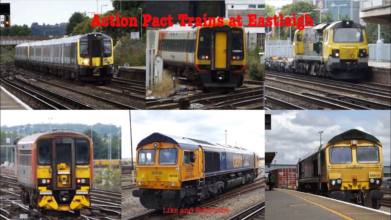 Action Pact Trains at Eastleigh - YouTube