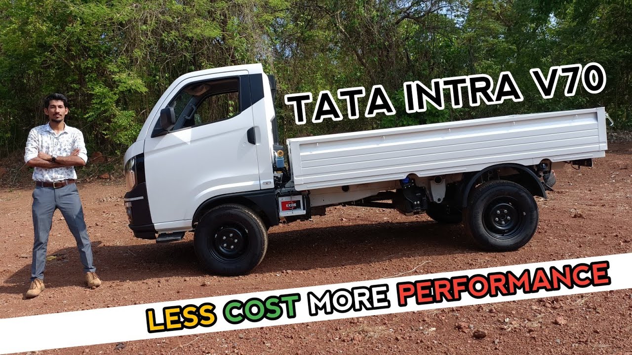 Tata Intra V70 Pickup Truck Detail Review @Beingmandywheels - YouTube