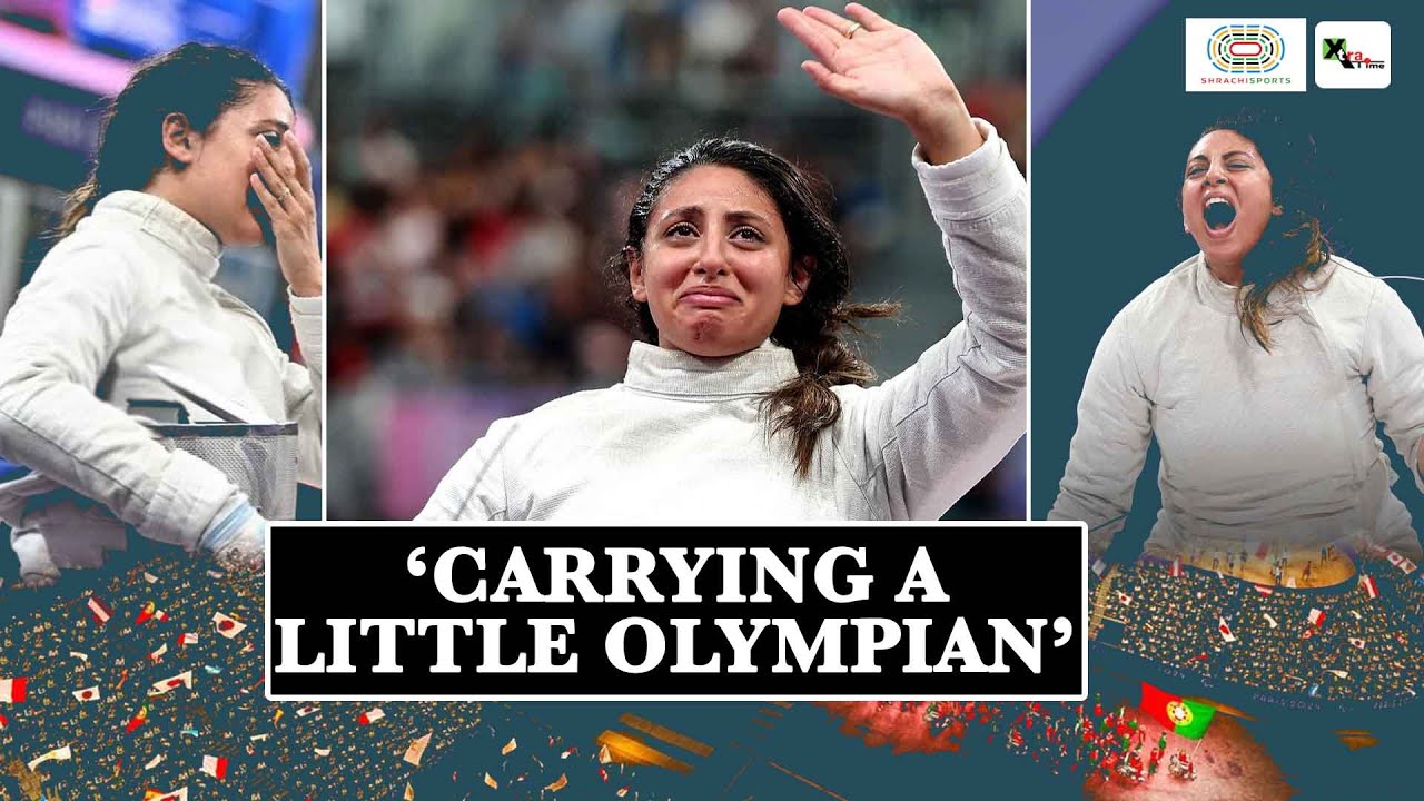 Egyptian fencer Nada Hafez competes while 7 months pregnant | Paris ...