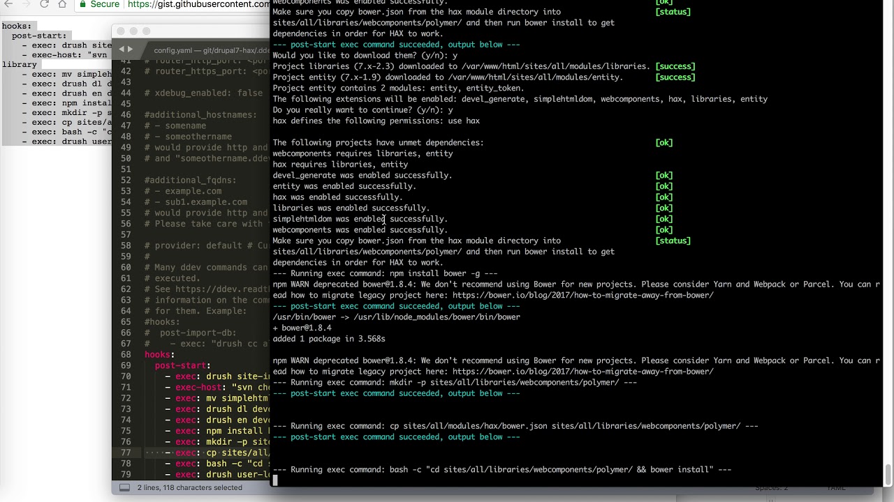 Demo HAX on Drupal 7 w/DDEV - YouTube