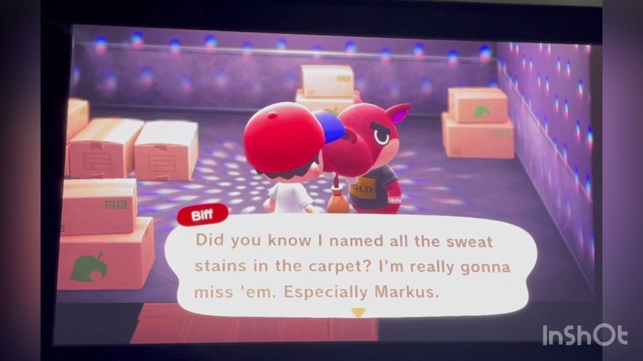 Bye bye to biff acnh :( - YouTube