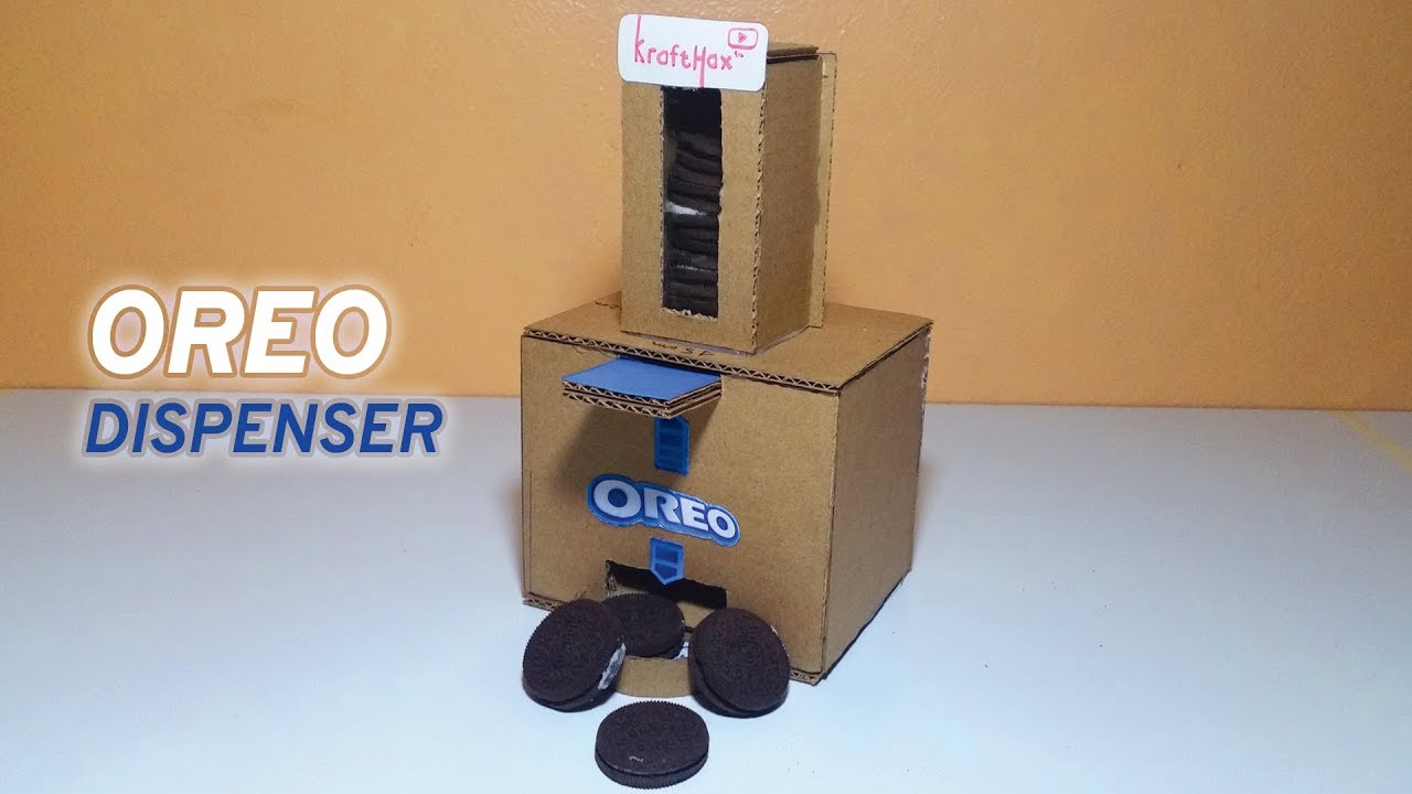 [DIY] How to Make a Creative OREO Dispenser from Cardboard! - YouTube