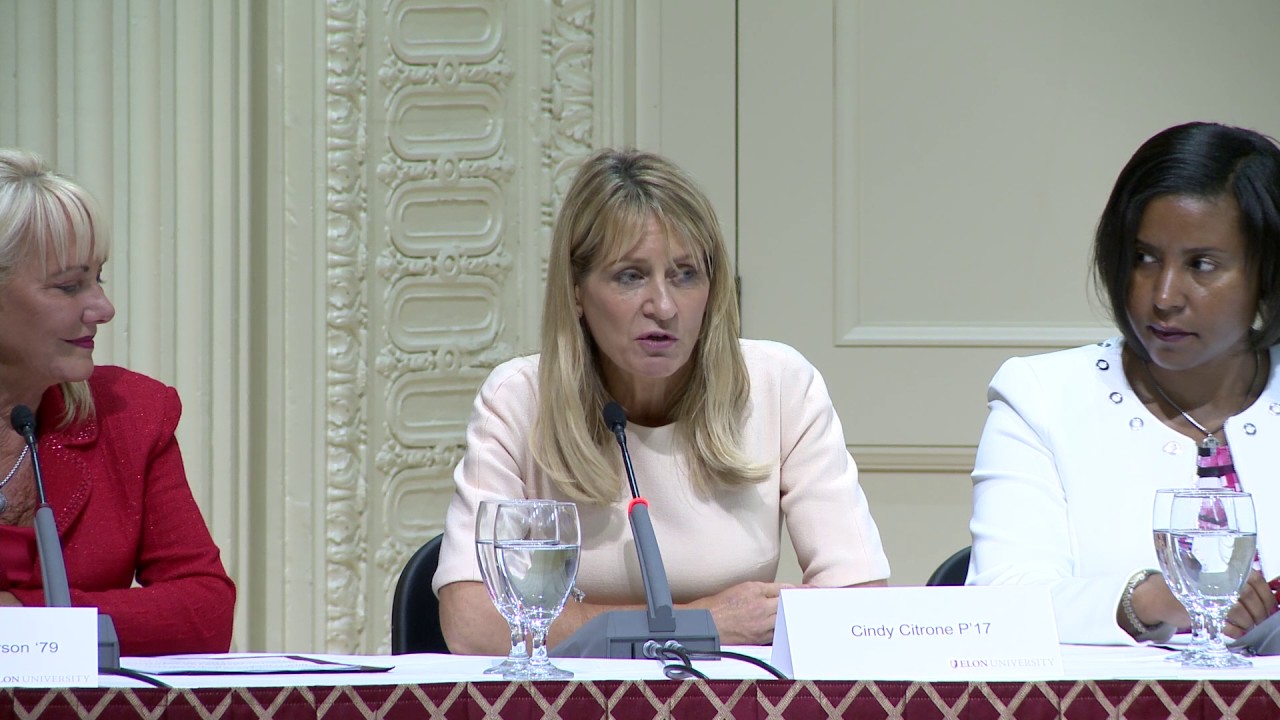 Women at Elon Moving Philanthropy Forward: Cindy Citrone P'17 - YouTube