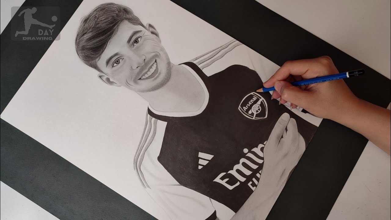 Drawing Kai Havertz (Arsenal) || Kai Havertz transfer 2023 - YouTube