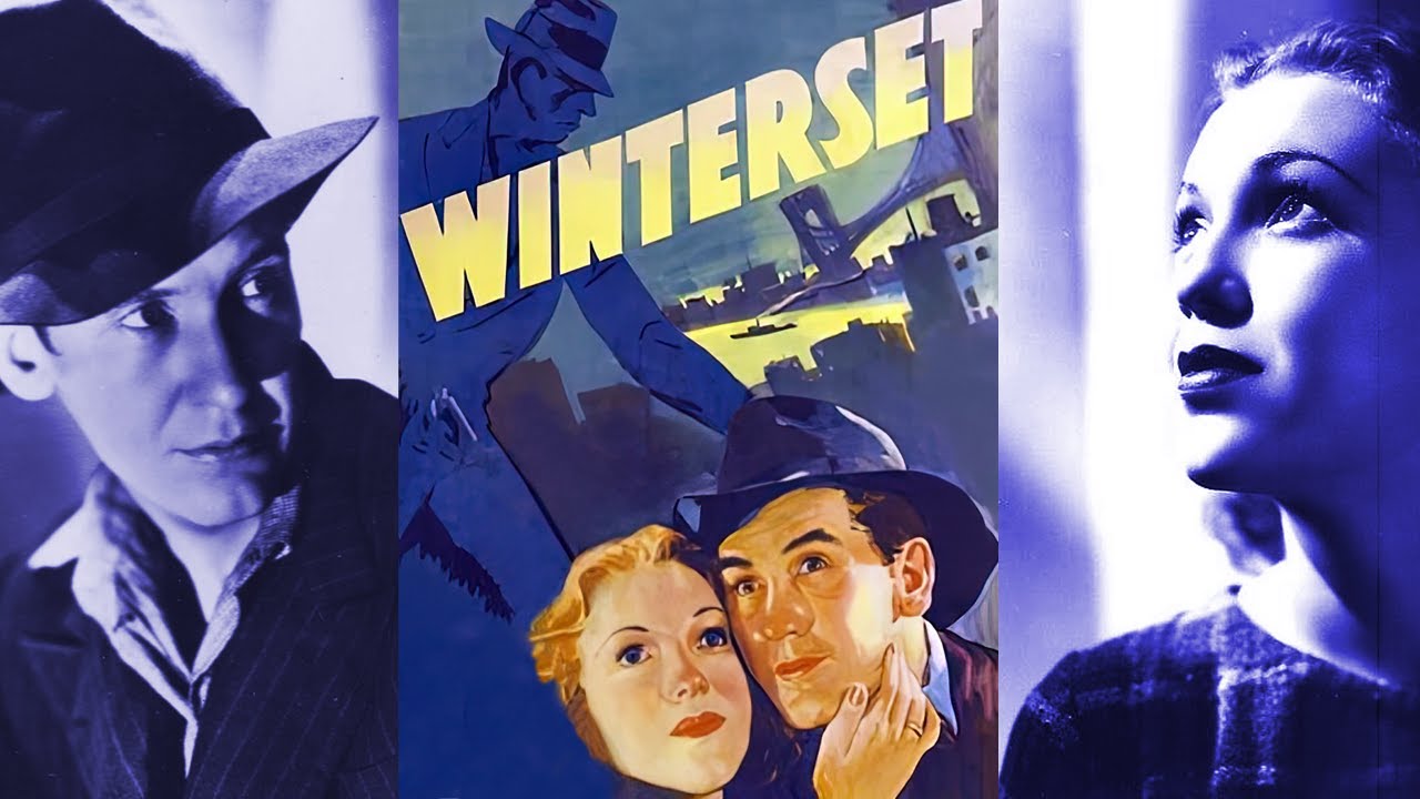 Winterset (1936) Drama - Film Noir | Burgess Meredith | Based on ...