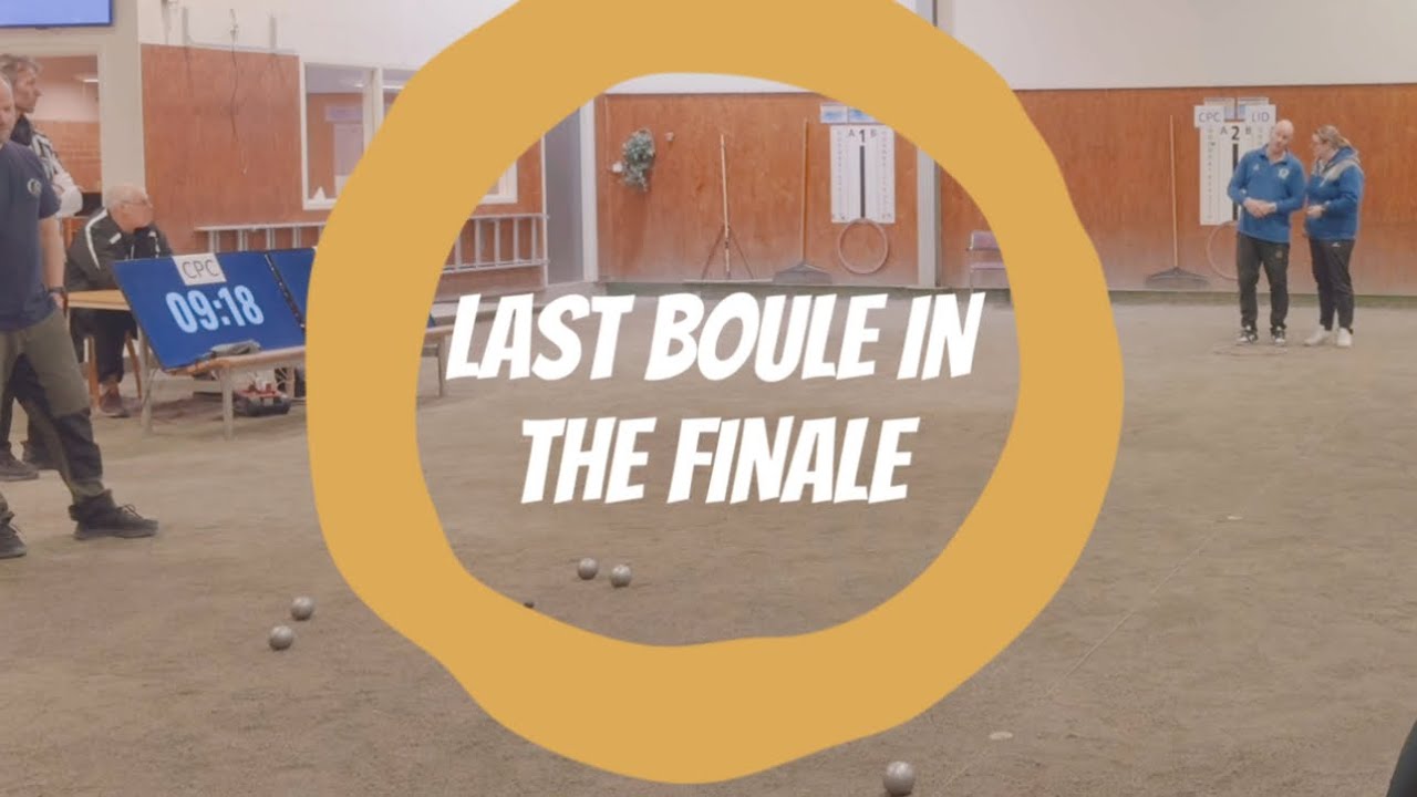 Last boule in the Swedish championship Pétanque 2024 - YouTube