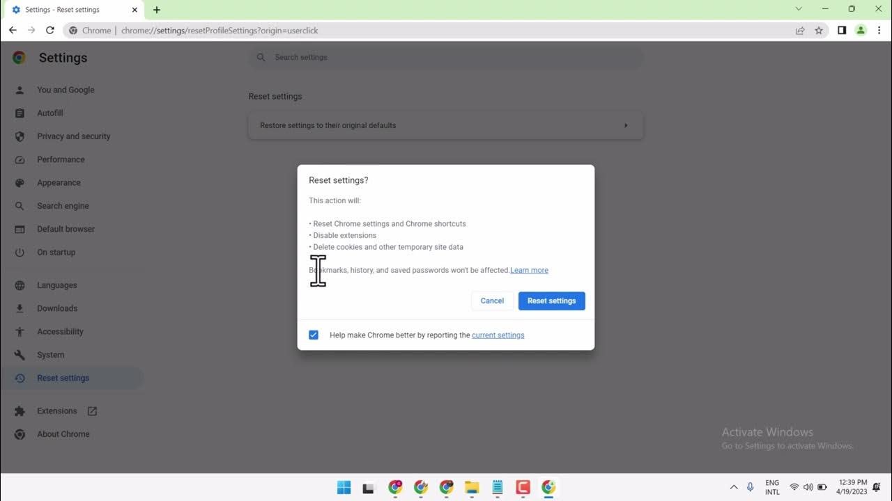 How To Completely Reset Google Chrome Without Reinstall - YouTube