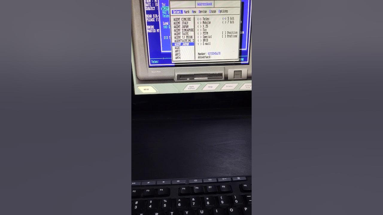 cara mengirim berita telex by inmarsat c / send message by inmarsat c / ship on board - YouTube