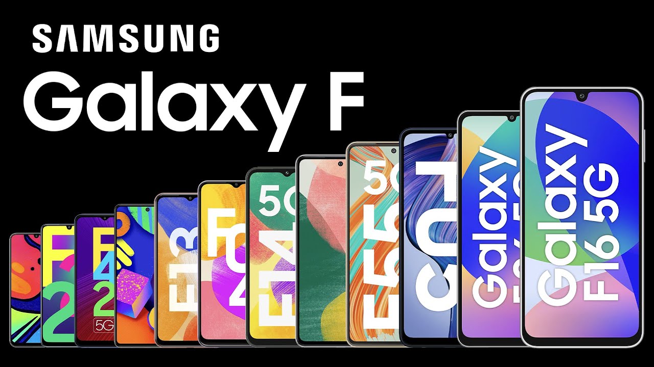 Evolution of Samsung Galaxy F Series - YouTube