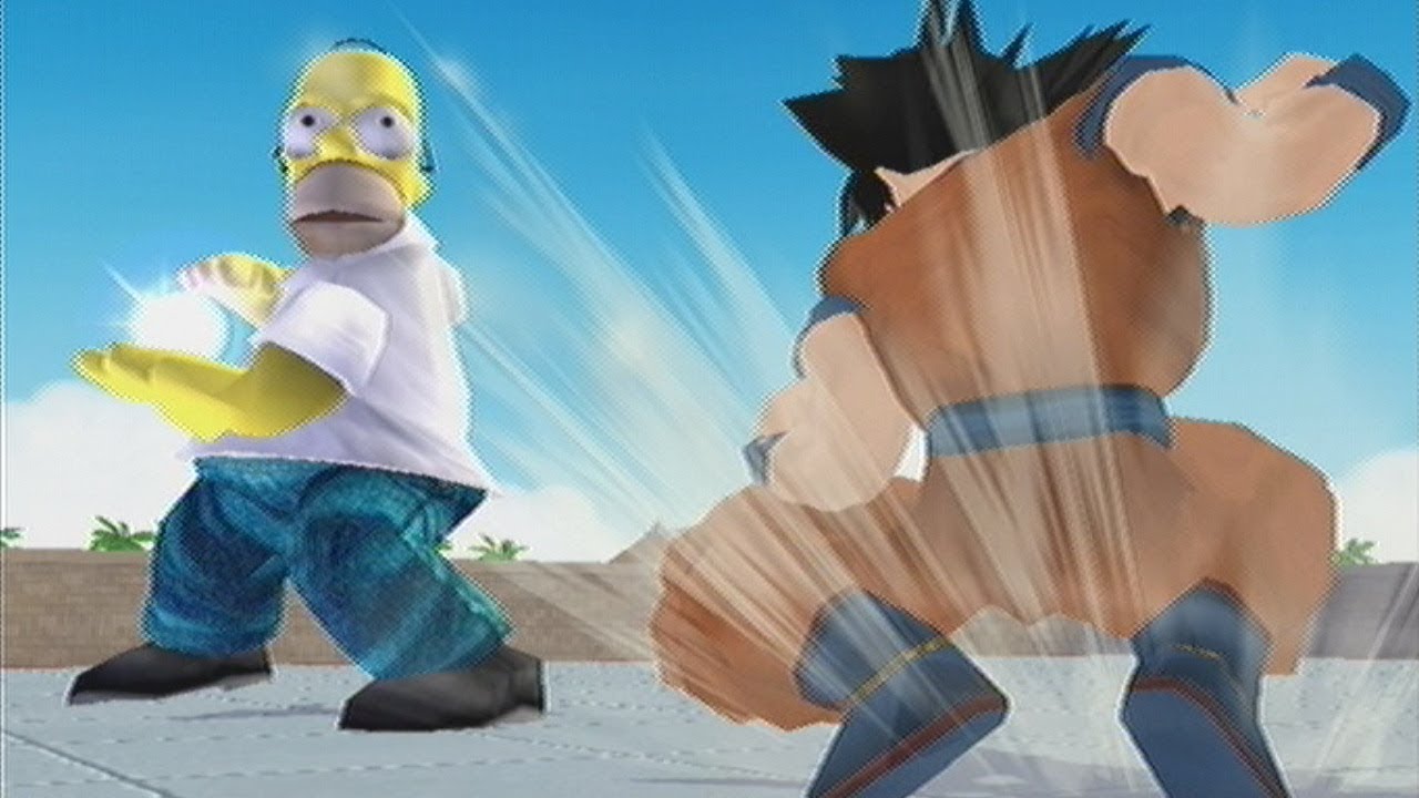 goku vs homer simpson - YouTube