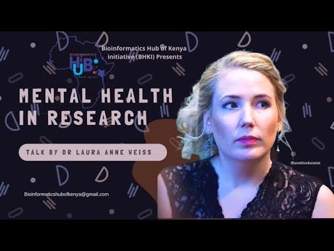 Mental Health in Research Talk by Dr. Laura Anne Weiss. #mentalhealth # ...