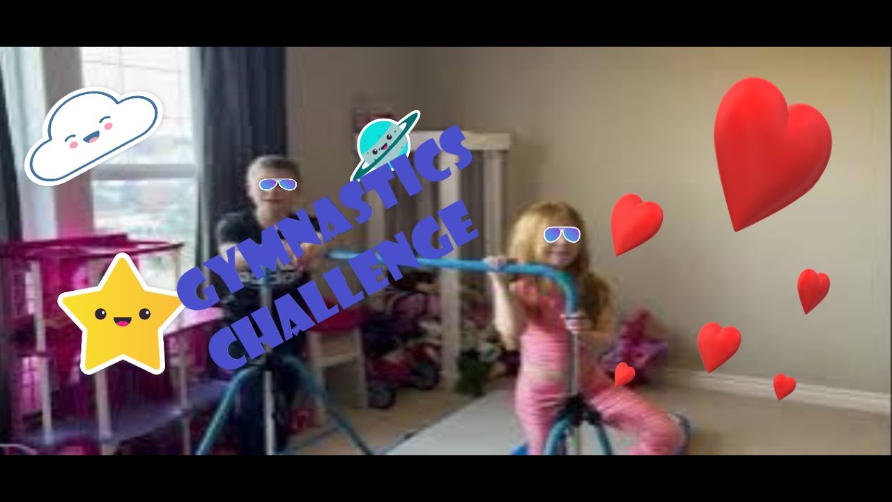 "Ultimate Brother and Sister Gymnastics Challenge - Who Will Come Out ...