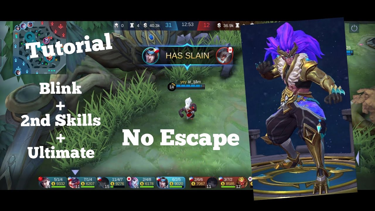 Badang Gameplay ( Blink + 2nd Skill + ulti ) No Escape - Tutorial - YouTube