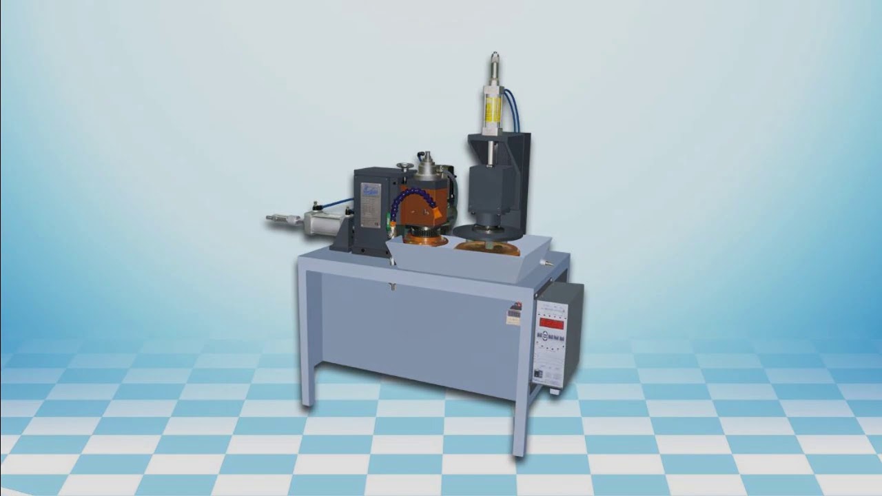 Disc welding machine - YouTube