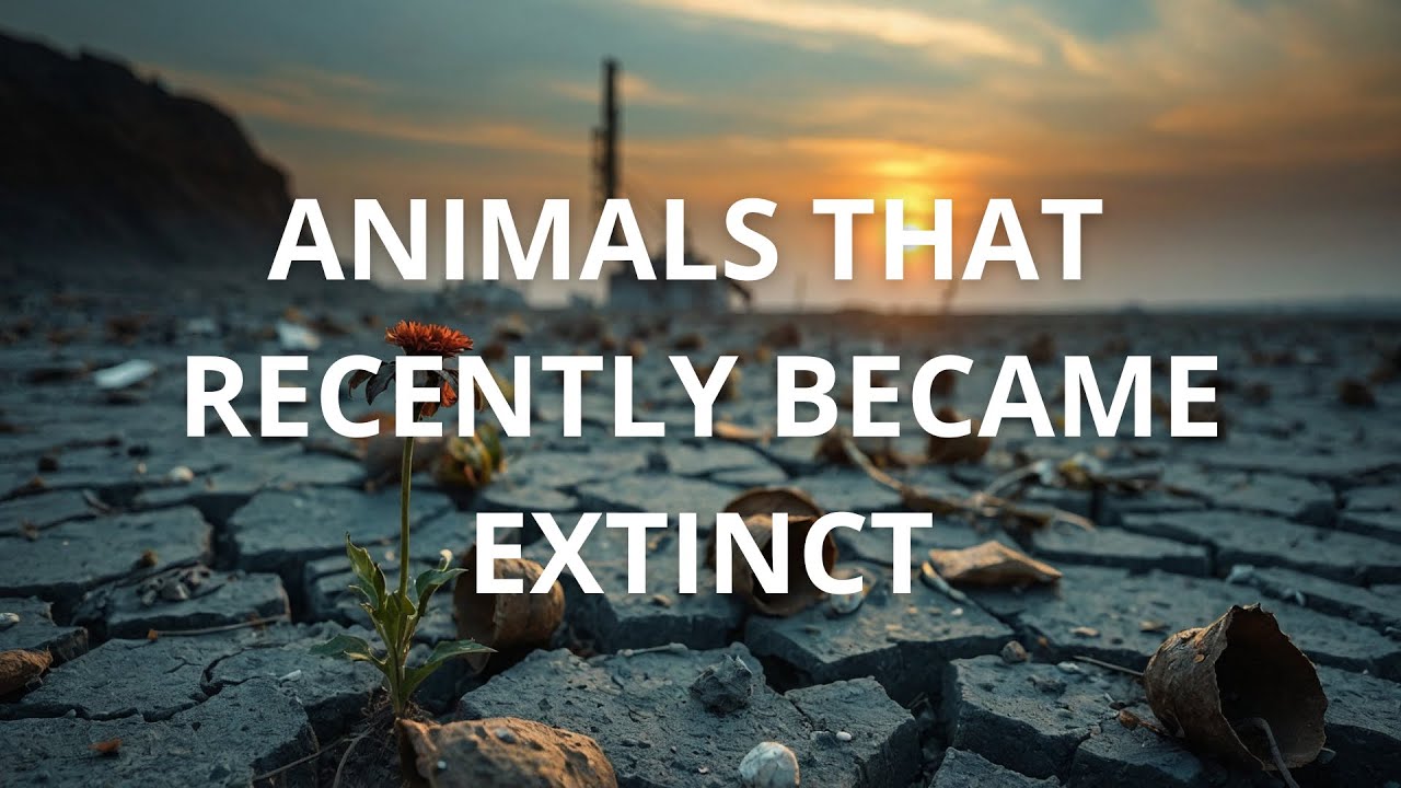 Animals that recently became extinct - YouTube