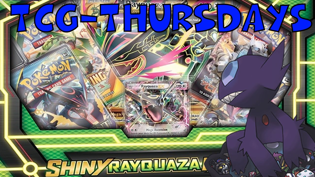 Pokemon TCG Opening Shiny RAYQUAZA EX BOX - YouTube