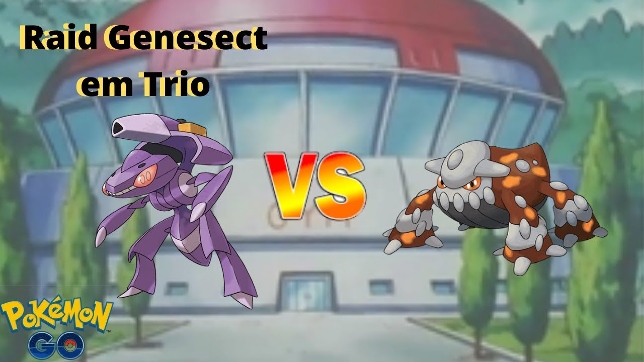 Genesect Raid em trio - YouTube