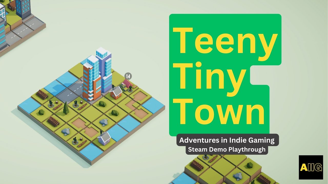 Teeny Tiny Town - Steam Demo Playthrough - YouTube