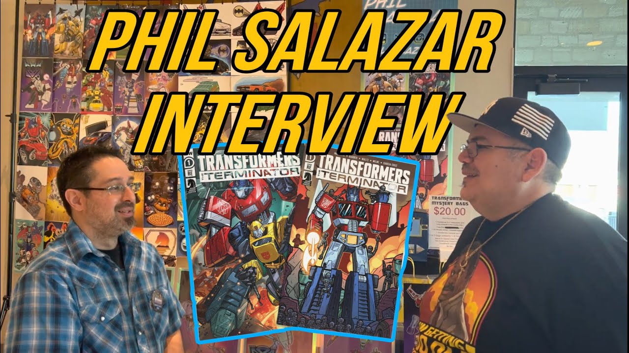 Artist Phil Salazar Interview | Countdown City Geeks - YouTube