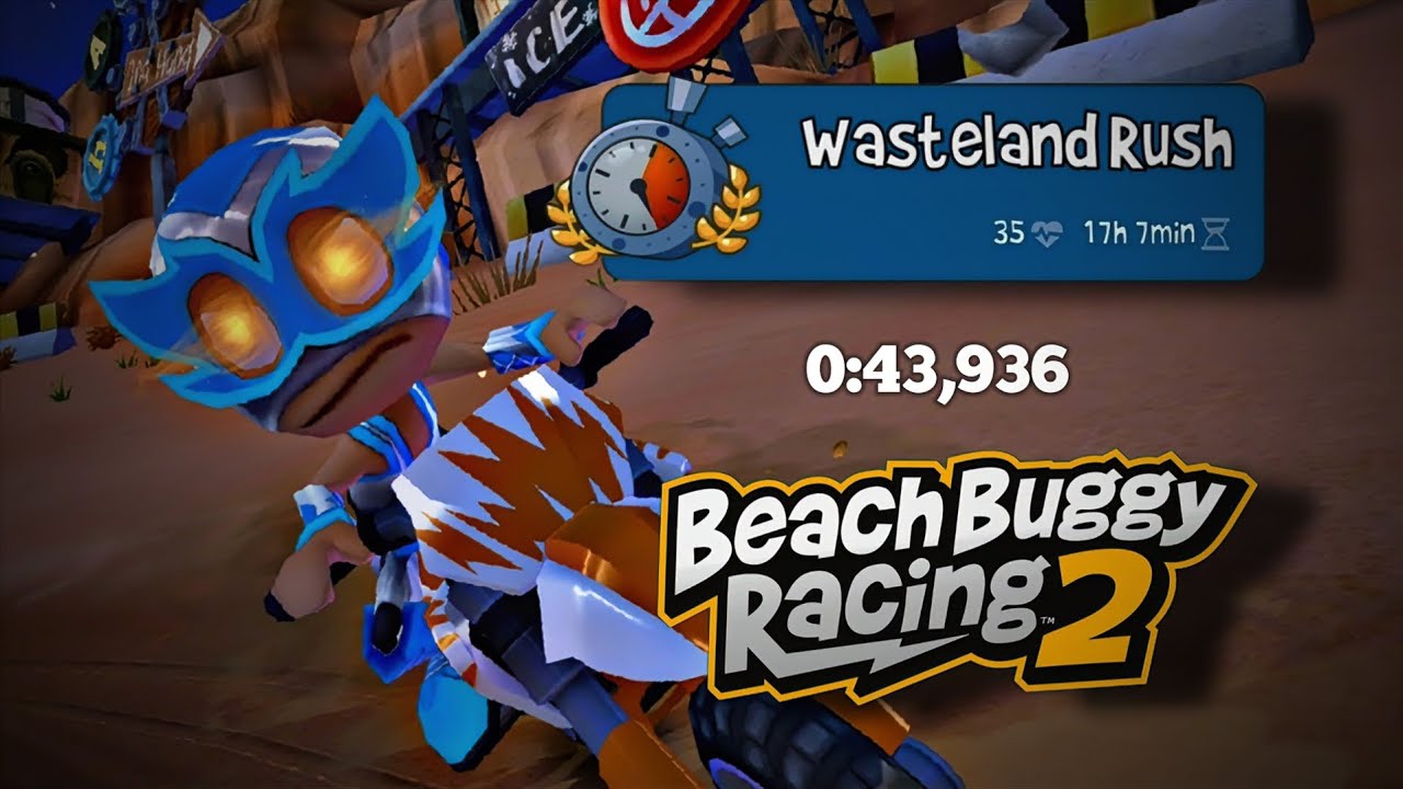 🏁 Wasteland Rush🥇- Gold Crate - Beach Buggy Racing 2 || #bbr2 - YouTube