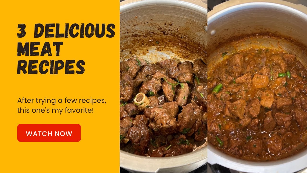 3 Easy & Delicious Meat Recipes: Beef, Chicken, and Lamb for Perfect ...