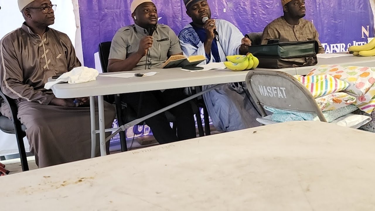 NASFAT HOUSTON 29 DAY OF RAMADAN TAFSIR - YouTube