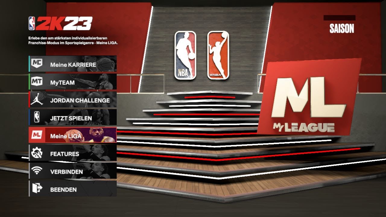 NBA 2K23 Menu - YouTube