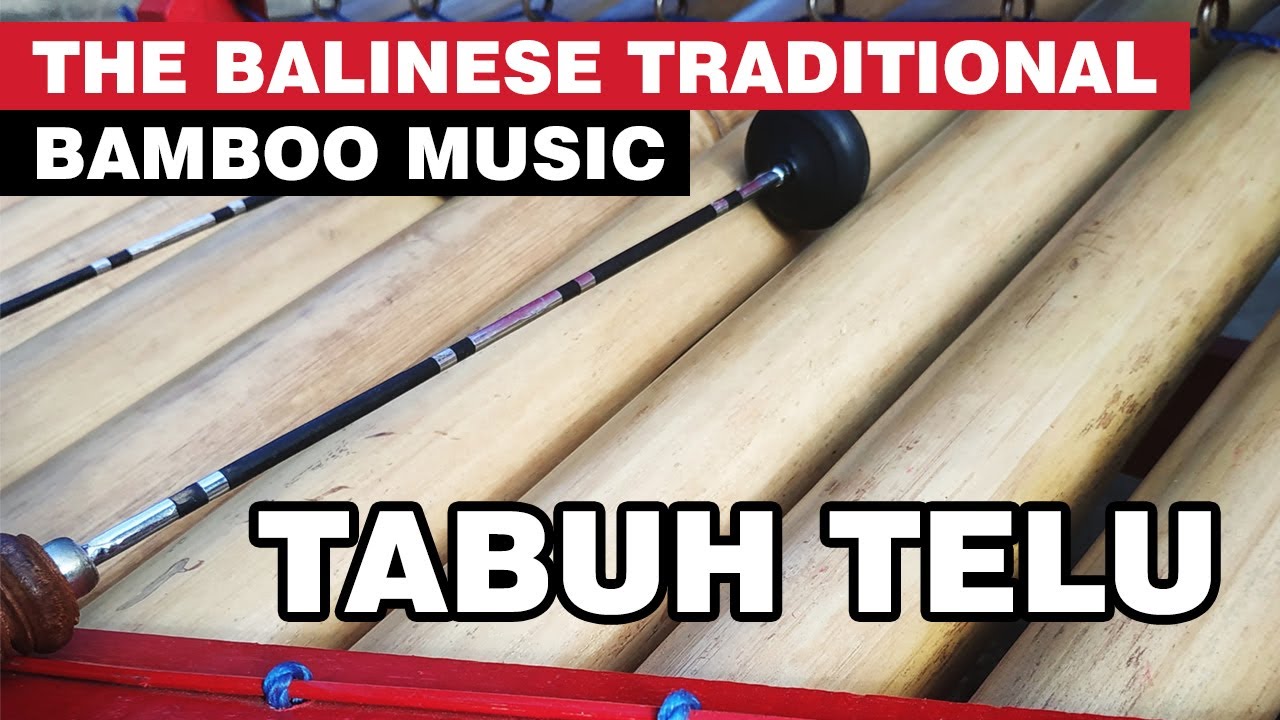 Balinese Traditional Bamboo Music (Rindik) - Tabuh Telu - YouTube
