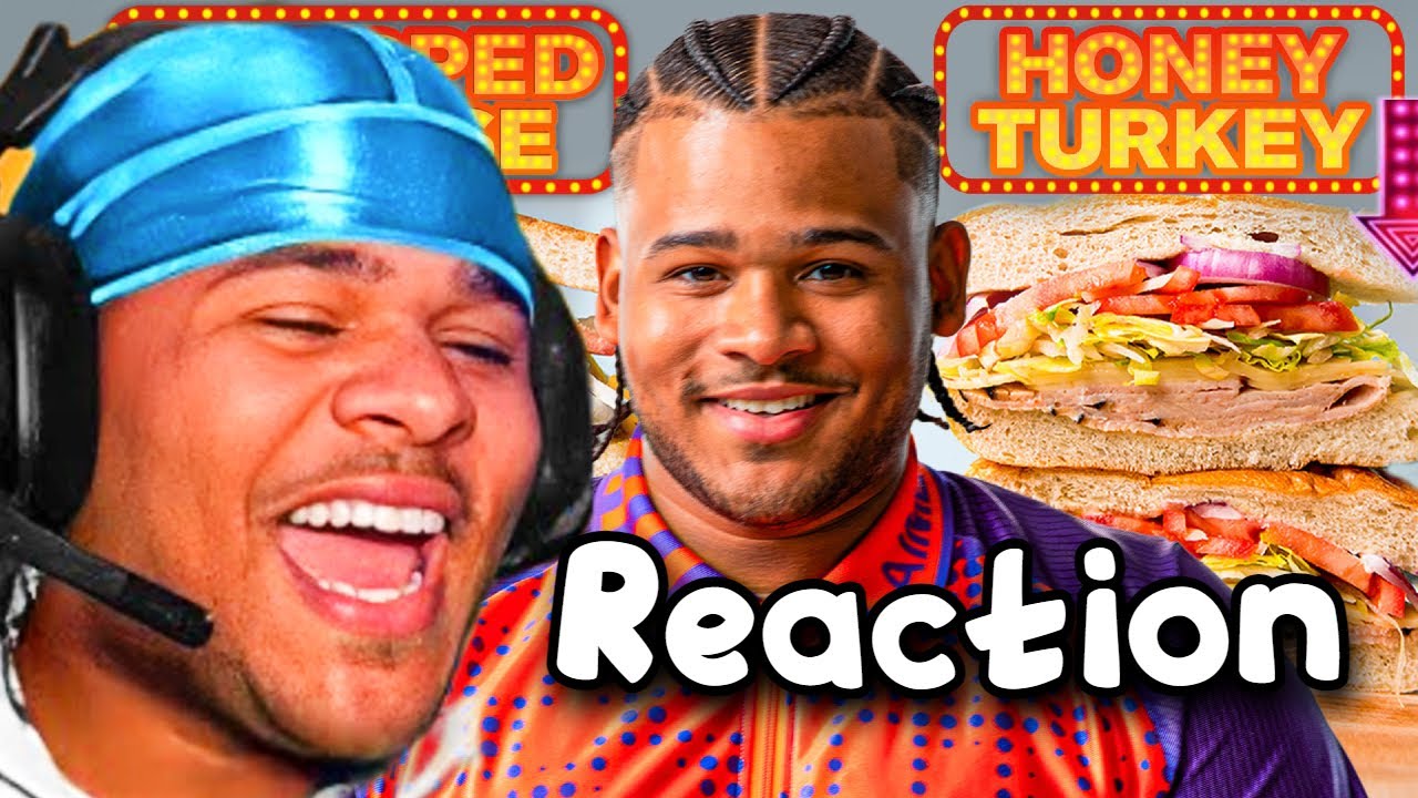 Fanum Reacts His Deli Sandwiches I GQ Reaction - YouTube